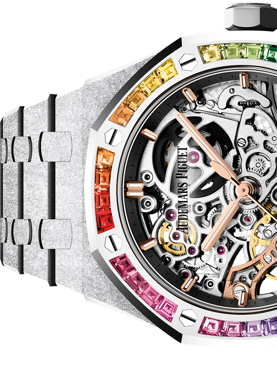 Audemars Piguet Introduces Royal Oak Frosted Gold Double Balance Wheel ...